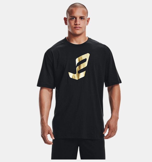Erkek UA Embiid Gold Mine Tişört Siyah 194513776689 | Under Armour