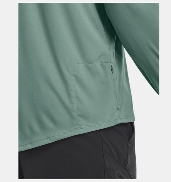 Erkek UA Terrain Mock Uzun Kollu Yeşil 196039131157 | Under Armour