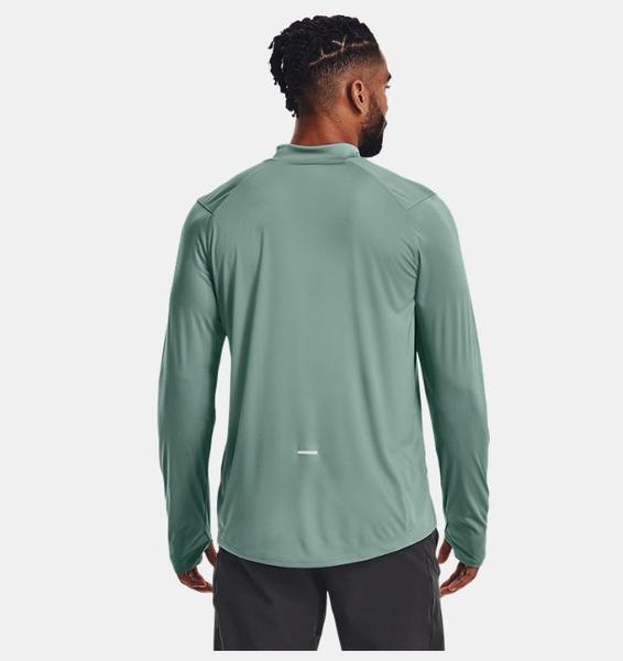 Erkek UA Terrain Mock Uzun Kollu Yeşil 196039131157 | Under Armour