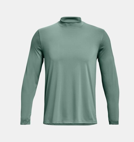 Erkek UA Terrain Mock Uzun Kollu Yeşil 196039131157 | Under Armour