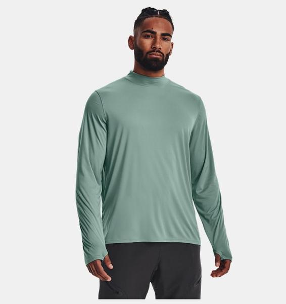 Erkek UA Terrain Mock Uzun Kollu Yeşil 196039131157 | Under Armour