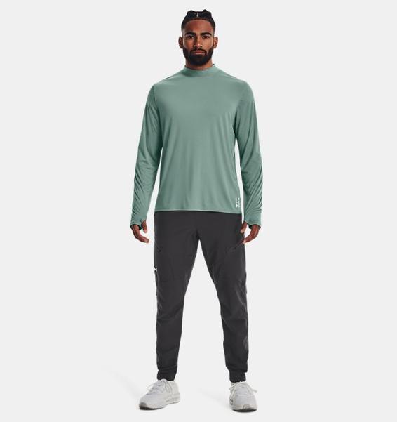 Erkek UA Terrain Mock Uzun Kollu Yeşil 196039131157 | Under Armour