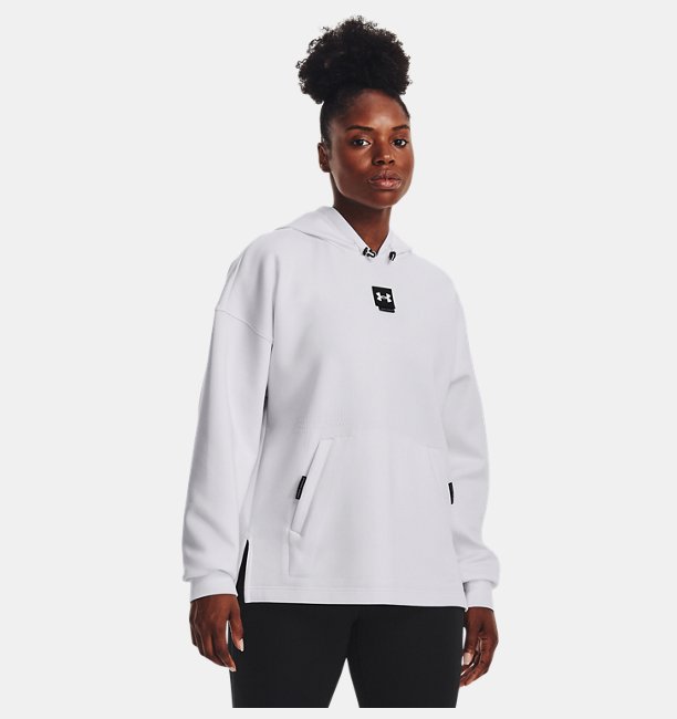 Kadın UA Summit Örgü Kapüşonlu Üst Beyaz 196039173522 | Under Armour