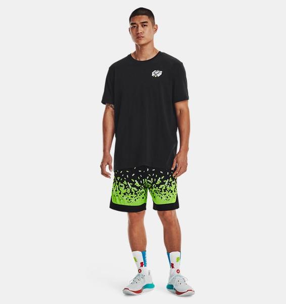 Erkek Curry Collab Kısa Kollu Siyah