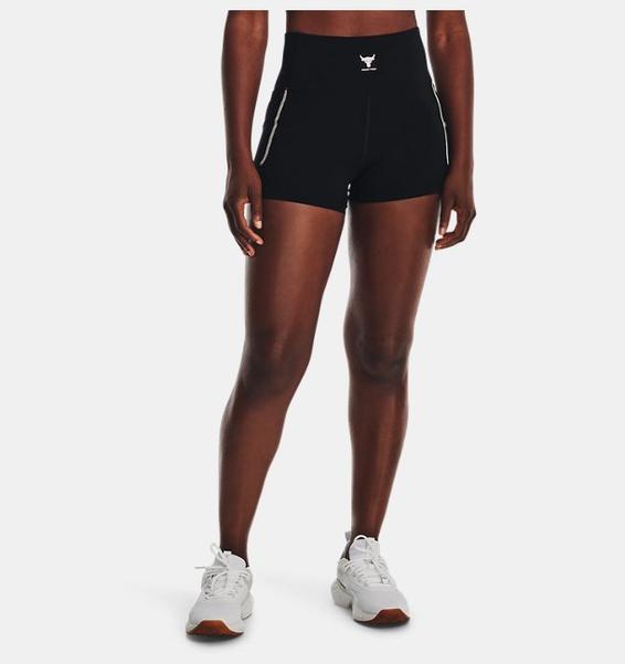 Kadın Project Rock Meridian Şort Siyah