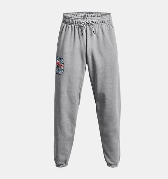 Erkek UA Heavyweight Terry Rose Eşofman Altı Gri