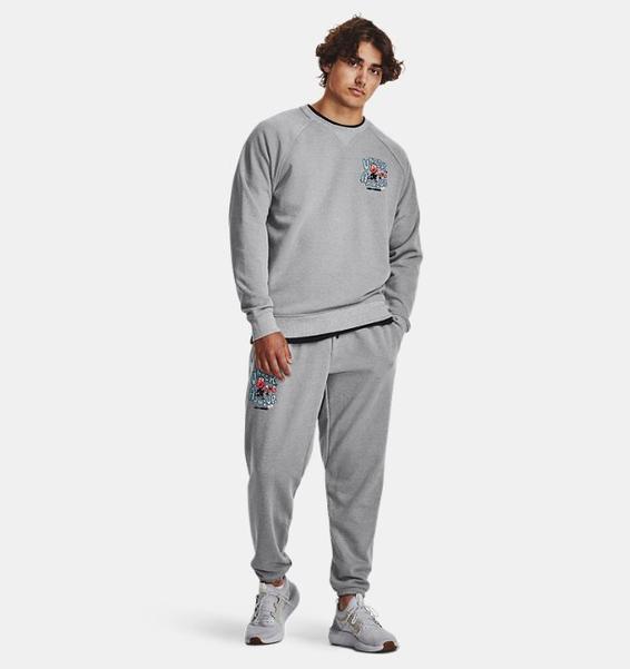 Erkek UA Heavyweight Terry Rose Eşofman Altı Gri